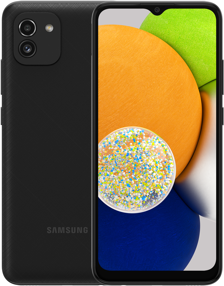 Смартфон Samsung Galaxy A03 4/64Gb Чёрный «Отличное состояние»: купить ...