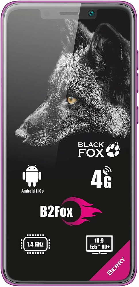 Смартфон Black Fox B2 Fox 1/8Gb Berry: купить по цене 590 рублей в ...