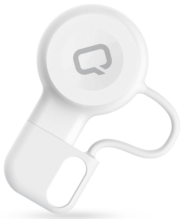 Беспроводное зарядное устройство Qumo PowerAid Qi для Apple Watch White ...