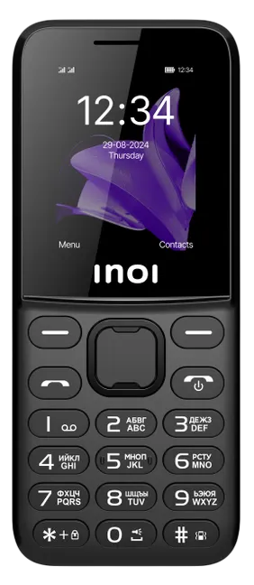 Мобильный телефон INOI 101 Classic 2G Черный: купить по цене 690 рублей ...