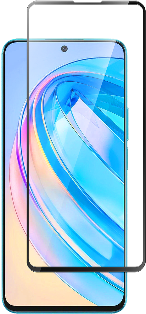 Стекло защитное для Honor X8a Черная рамка: купить по цене 290 рублей в ...