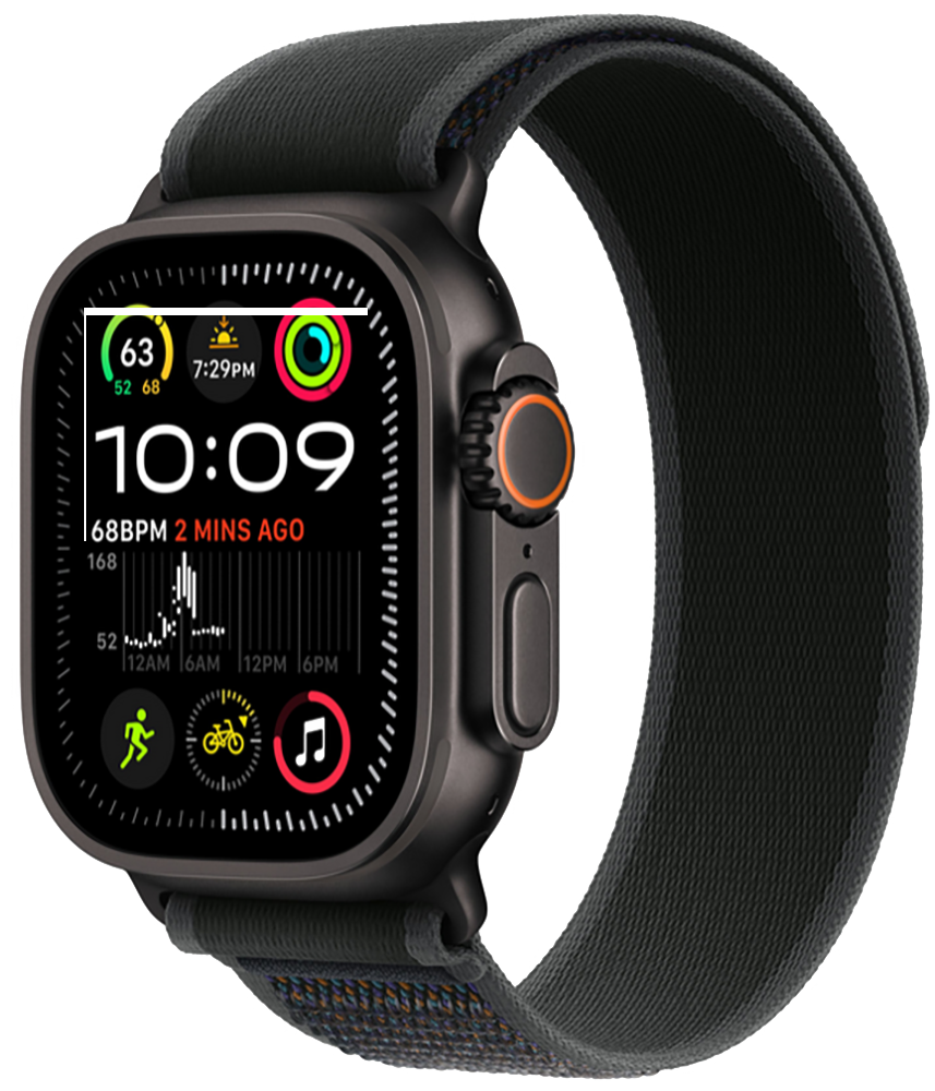 Часы Apple Watch Ultra 2 (2024) Black Titanium+ремешок Trail Loop black ...