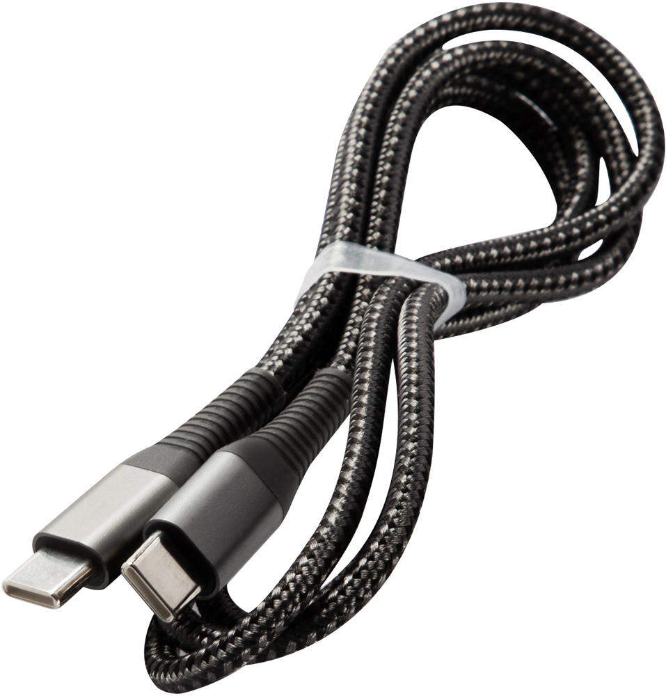 Дата-кабель UNBROKE Mane Type-C–Type-C PD 60W 2A 1 м нейлоновая оплетка ...