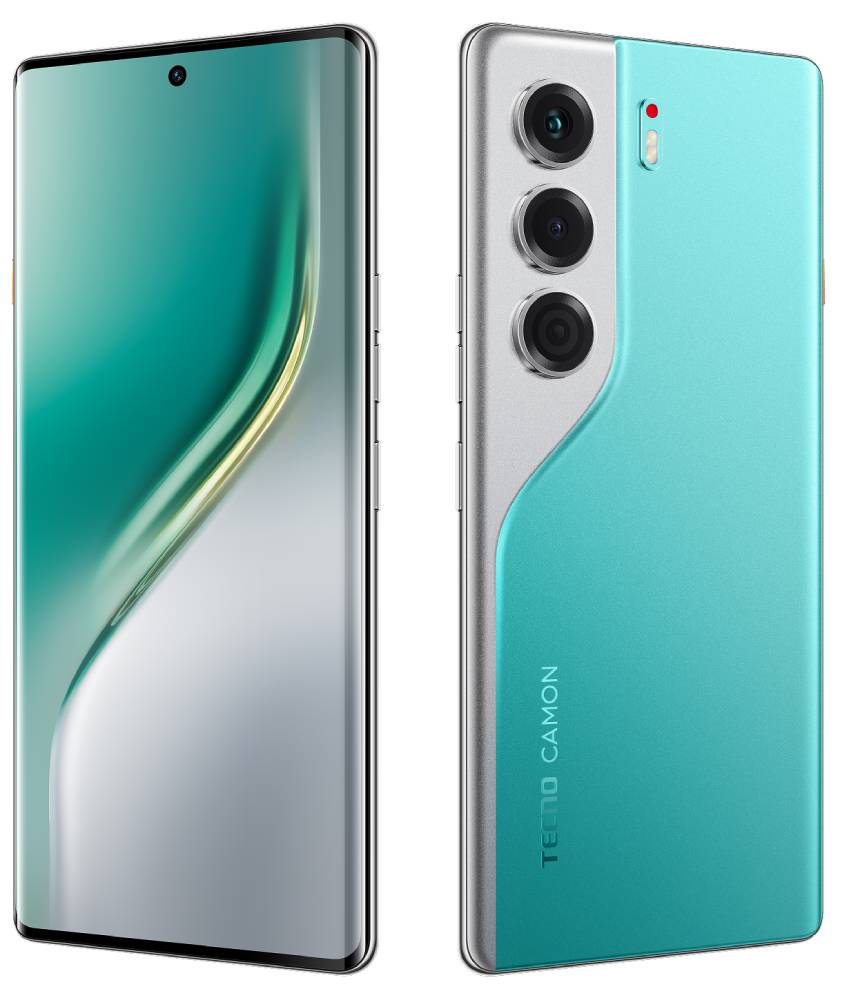 Смартфон TECNO Camon 40 Pro 8/256 Гб 5G Морской зеленый: купить по цене ...