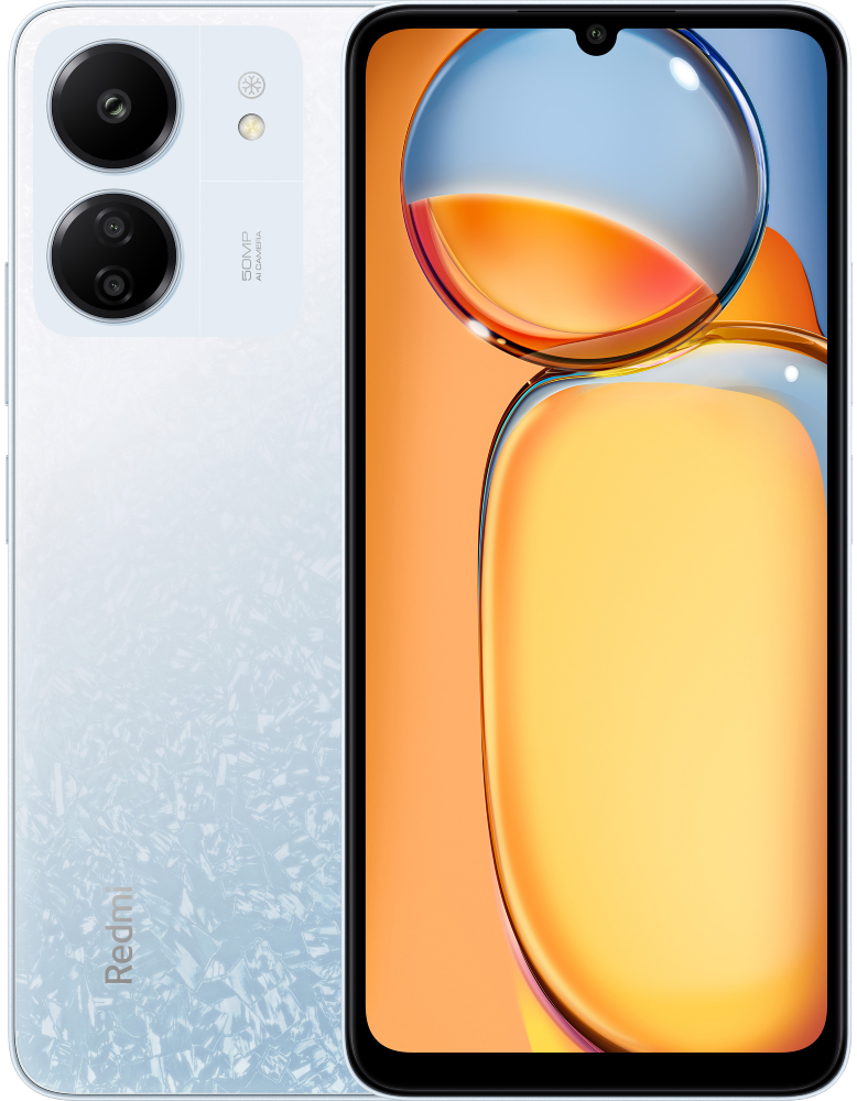 Смартфон Xiaomi Redmi 13C 4/128 Гб Морозный белый: купить по цене 7 990 ...