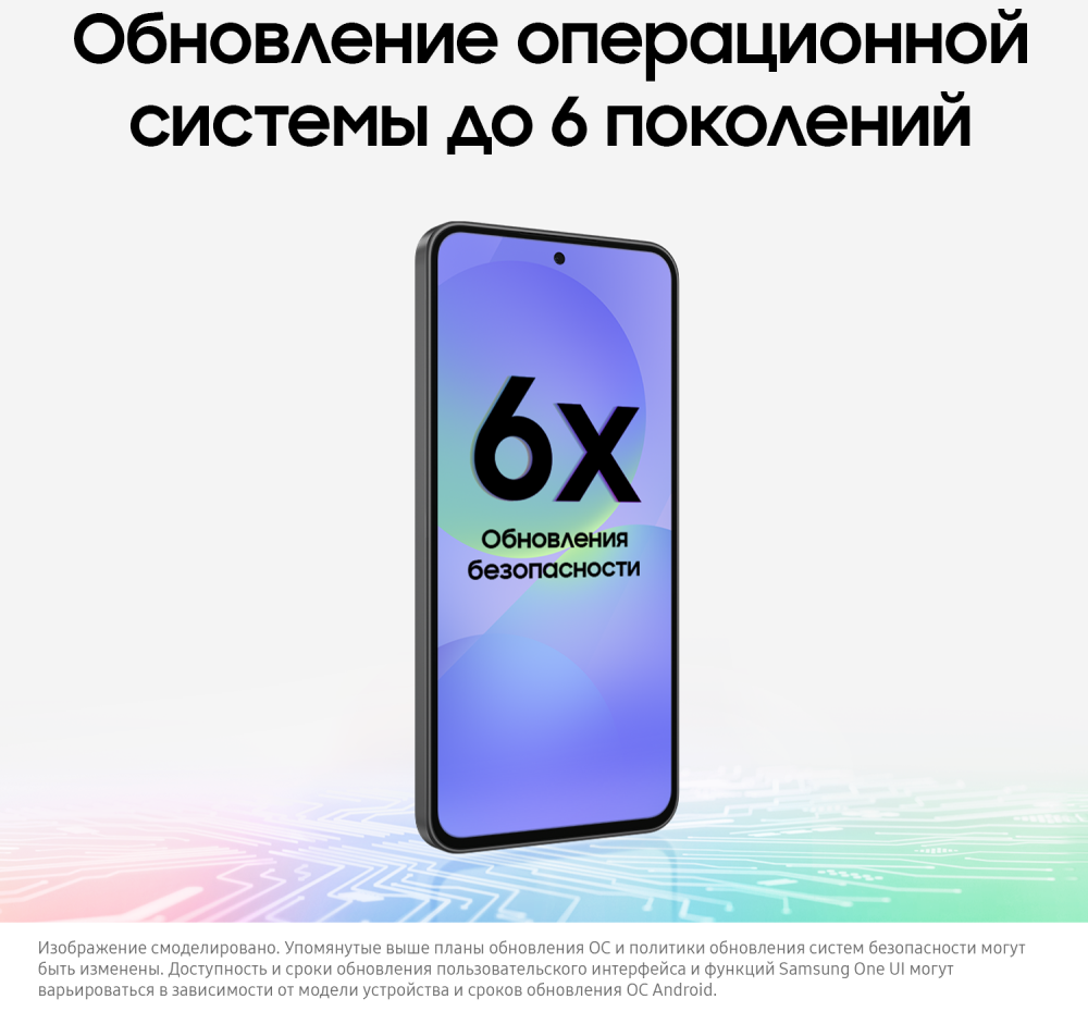 Смартфон Samsung Galaxy A36 8/128 Гб 5G Черный (A366E): купить по цене 28 990 рублей в интернет ...