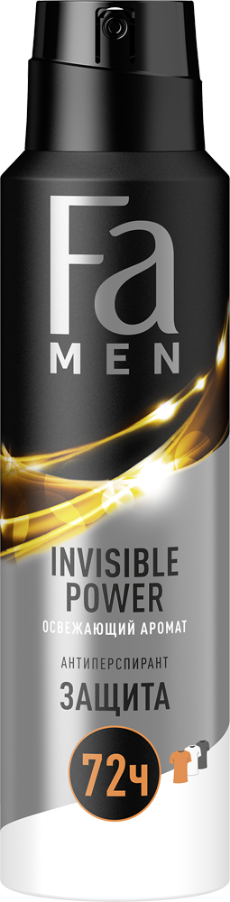 Дезодорант-антиперспирант Fa Men Invisible Power 150мл: купить по цене ...