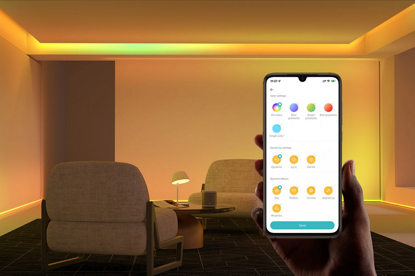 Лента светодиодная Xiaomi Smart Lightstrip EU 2m Белая: купить по цене ...