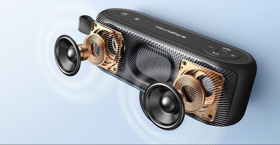 Портативная акустическая система Anker Soundcore Motion 100 Синяя ...